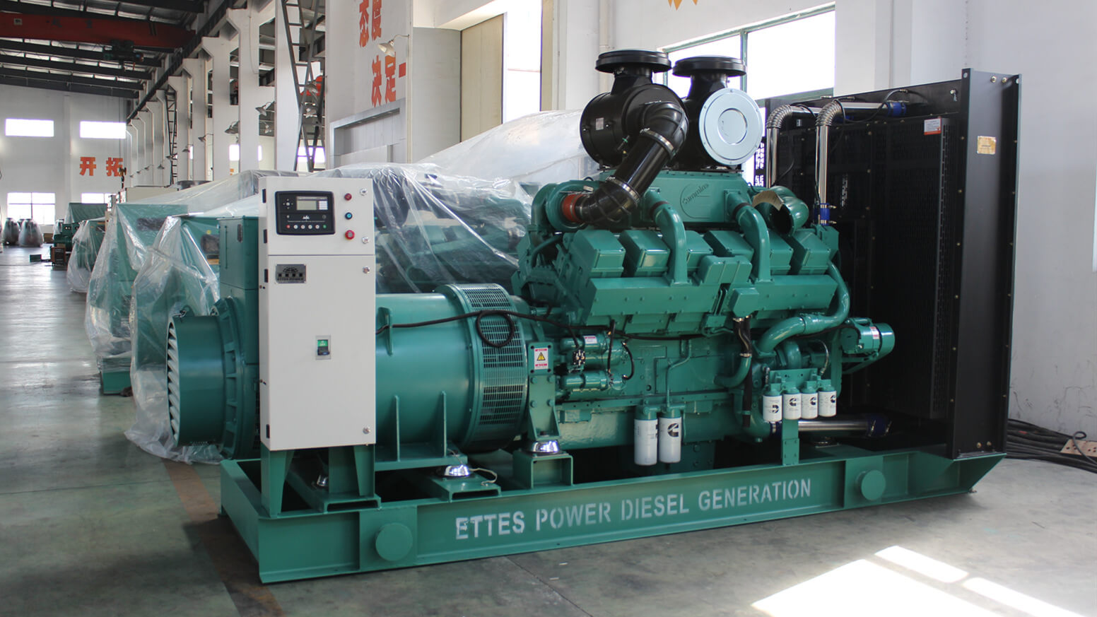 Cummins Diesel Engine Generators to Iran - ETTES POWER